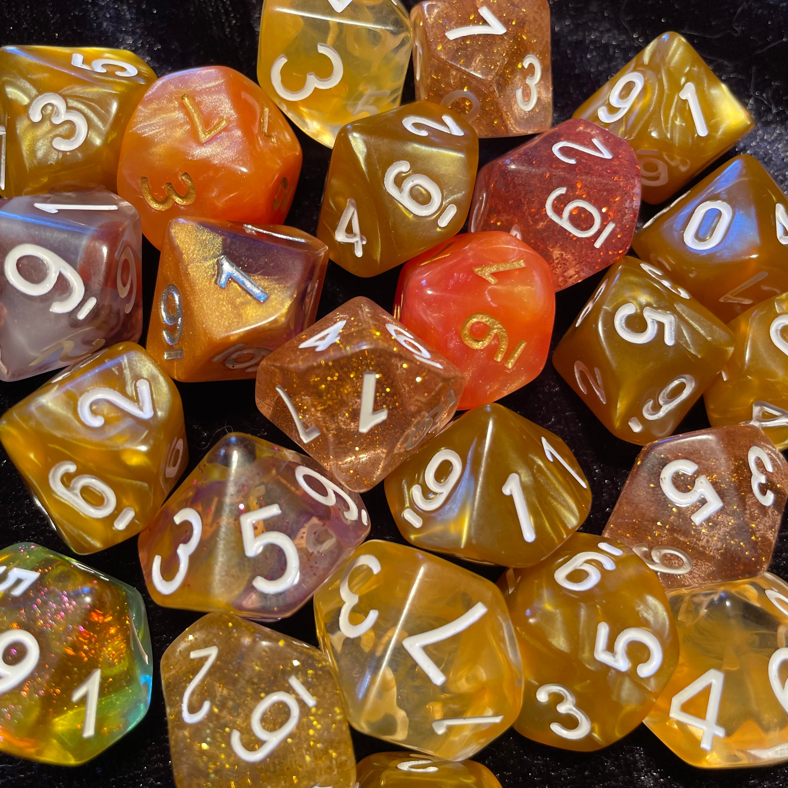 Gold TTRPG Dice – TTRPG Treasures